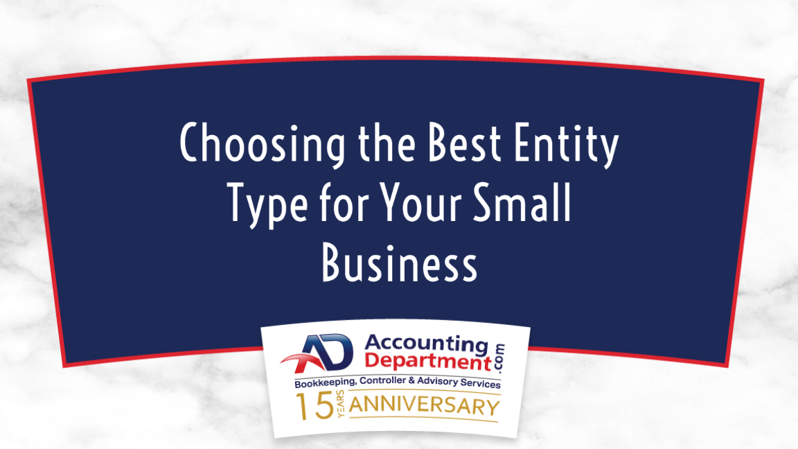 Choosing the Best Entity Type for Your Small Business