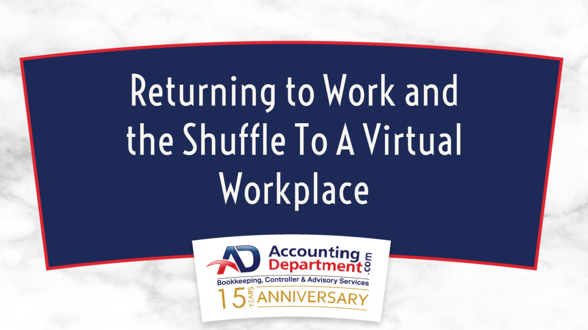 Returning to Work and the Shuffle To A Virtual Workplace